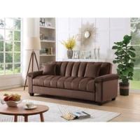 China Large loading easy to hand-assembled Loveseat Sleeper blue velvet hotel reconfigurable sofa bed with storage for sale