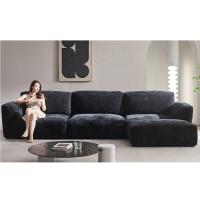 China 2024 Italian petal sofa simple art straight row small living room cloth art light luxury modern minimalist sofa for sale