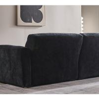 China 2024 Italian petal sofa simple art straight row small living room cloth art light luxury modern minimalist sofa for sale
