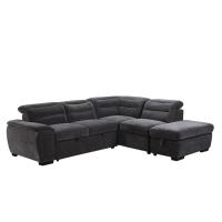 China Wholesale Italian furniture sofa set Modern L shape fabric living room corner sofa bed for sale