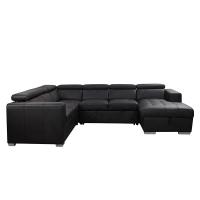 China Latest home living room furniture modern design u shaped sectional sofa modular for sale