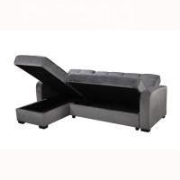 China Hot sale living room modern velvet sofa luxury cum sofa for sale