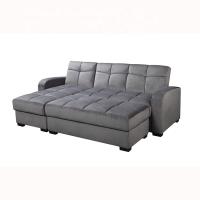 China Hot sale living room modern velvet sofa luxury cum sofa for sale