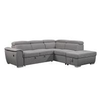 China Couch L shape Living room sofa set for fabric Modern foldable Corner sofa cum bed with Storage for sale