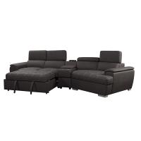 China High quality Modern style fabric corner sofa set with USB Sectional living room tea table set sofa for sale