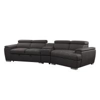 China High quality Modern style fabric corner sofa set with USB Sectional living room tea table set sofa for sale