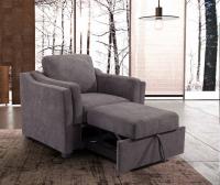 China fabric single sofa bed and ottoman set living room sofa chair high quality factory wholesale for sale