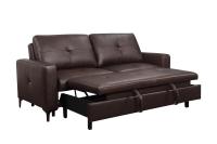 China modern design genuine leather sofa bed 3 seater living room sofa cum bed factory wholesale for sale