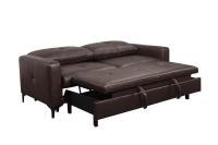 China modern design genuine leather sofa bed 3 seater living room sofa cum bed factory wholesale for sale