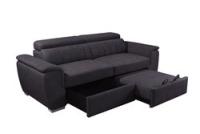 China Cara furniture factory 3 seater sofa cum bed for living room sofa Modern design European style fabric sofa for sale