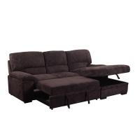 China Top grade various color available L-shaped sofa bed living room 2P with  Extendable bed sofa couch living room sofa sect for sale