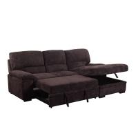 China Top grade various color available L-shaped sofa bed living room 2P with  Extendable bed sofa couch living room sofa sect for sale