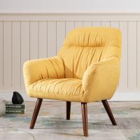 China China Furniture Wholesale Price Wood Frames Armchair Modern Fabric Leisure Chair Solid Wood Legs Accent Chair Furniture for sale