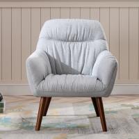 China China Furniture Wholesale Price Wood Frames Armchair Modern Fabric Leisure Chair Solid Wood Legs Accent Chair Furniture for sale