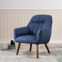 China China Furniture Wholesale Price Wood Frames Armchair Modern Fabric Leisure Chair Solid Wood Legs Accent Chair Furniture for sale