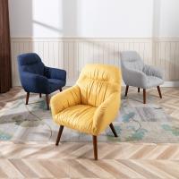 China China Furniture Wholesale Price Wood Frames Armchair Modern Fabric Leisure Chair Solid Wood Legs Accent Chair Furniture for sale