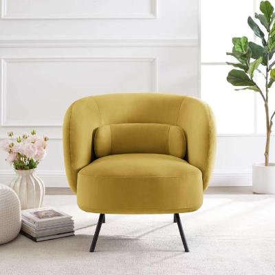 China Foldable Fabric Single Sitting Sofa , Antiwear Single Person Couch Chair for sale