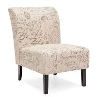 China Practical Linen Modern Single Seater Chair Antiwear For Restaurant for sale