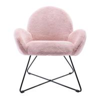 China Practical Antiwear Velvet Dinning Room Chairs , Anti Scratch One Seater Sofa Chair for sale
