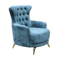 China Multifunctional Modern Single Seater Chair Velvet Sofa Breathable for sale