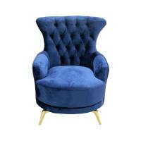 China Multifunctional Modern Single Seater Chair Velvet Sofa Breathable for sale