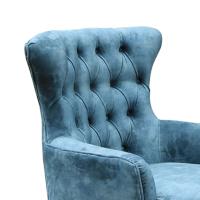 China Multifunctional Modern Single Seater Chair Velvet Sofa Breathable for sale
