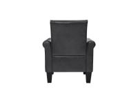 China Multiscene Antiwear Leather Cuddle Chair , Practical Distressed Leather Armchair for sale