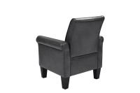 China Multiscene Antiwear Leather Cuddle Chair , Practical Distressed Leather Armchair for sale
