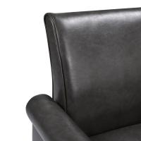 China Multiscene Antiwear Leather Cuddle Chair , Practical Distressed Leather Armchair for sale