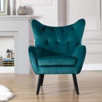 China Anti Abrasion Modern Single Seater Chair Multicolor Stain Resistant for sale