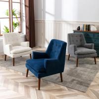 China Antiwear Durable Modern Single Seater Chair Anti Scratch Fabric Material for sale