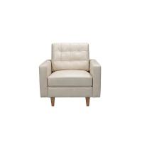 China Breathable Fabric Yellow Single Seater Sofa  Anti Fading Multipurpose for sale