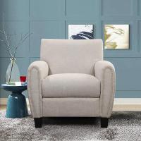 China Stain Resistant Modern Single Seater Chair Antiwear Nontoxic For Living Room for sale