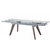 China Multifunctional Luxury Modern Dining Table Set Practical Tempered Glass for sale