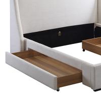 China OEM ODM Grey Plush Ottoman Bed , Multipurpose Ottoman Sleeper Beds for sale