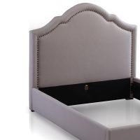 China Hotel Soft Luxury Double Ottoman Bed Anti Scratch Wear Resistant for sale