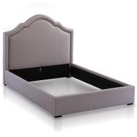 China Hotel Soft Luxury Double Ottoman Bed Anti Scratch Wear Resistant for sale