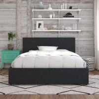 China Anti Scratch Fabric Ottoman Bed , Nontoxic Queen Upholstered Bed With Storage for sale