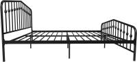 China Antiwear Practical Queen Metal Bed , Multipurpose Metal Platform Bed Queen for sale