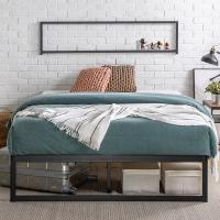 China Metal Soft Modern Queen Size Bed Abrasion Resistant For Hotel for sale