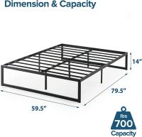 China Metal Soft Modern Queen Size Bed Abrasion Resistant For Hotel for sale