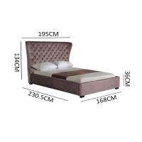 China Multipurpose Modern Queen Size Bed Breathable For Home Bedroom for sale