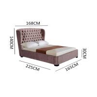 China Anti Abrasion Modern Queen Size Bed Multiscene Elegant Design for sale
