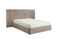 China Practical Ottoman Plush Velvet Bed , Breathable Space Saving Furniture Bed for sale