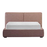China Breathable Linen Ottoman Bed , Antiwear Modern Queen Size Storage Bed for sale