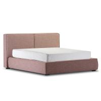 China Breathable Linen Ottoman Bed , Antiwear Modern Queen Size Storage Bed for sale