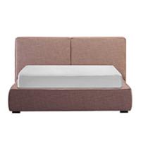 China Breathable Linen Ottoman Bed , Antiwear Modern Queen Size Storage Bed for sale