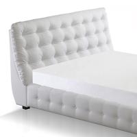 China King Size Modern Ottoman Storage Bed Upholstered With White Headboard for sale