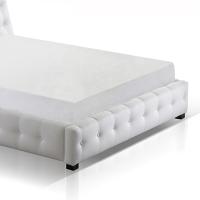 China King Size Modern Ottoman Storage Bed Upholstered With White Headboard for sale