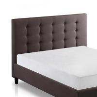 China Anti Fading Upholstered Queen Bed , Durable Queen Size Fabric Headboard for sale